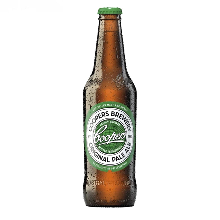 Coopers Pale Ale Bottles 375ml Case of 24 | Porter's Lux — Porters Lux