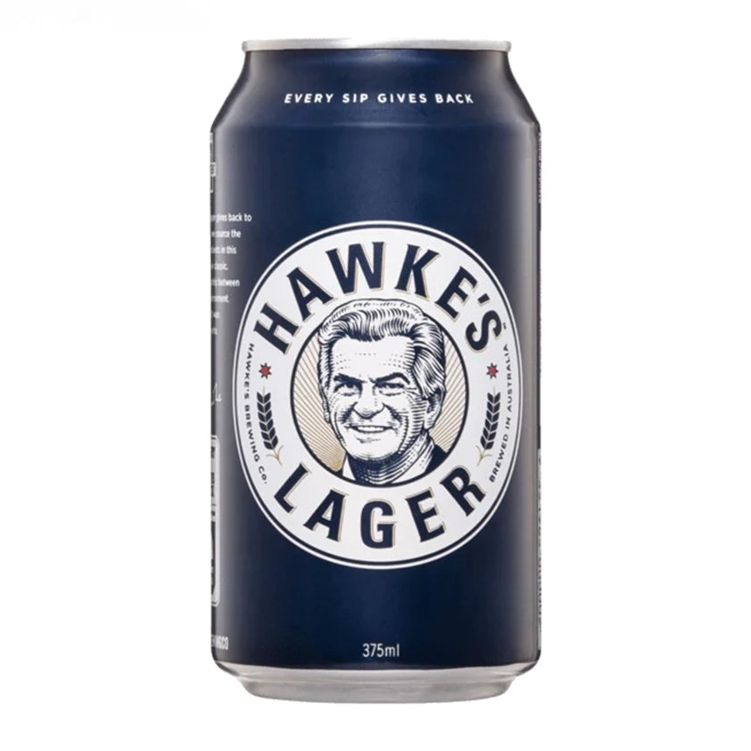 Hawke's Brewing Co. Lager Cans 375ml Case of 24 | Porter's Lux ...