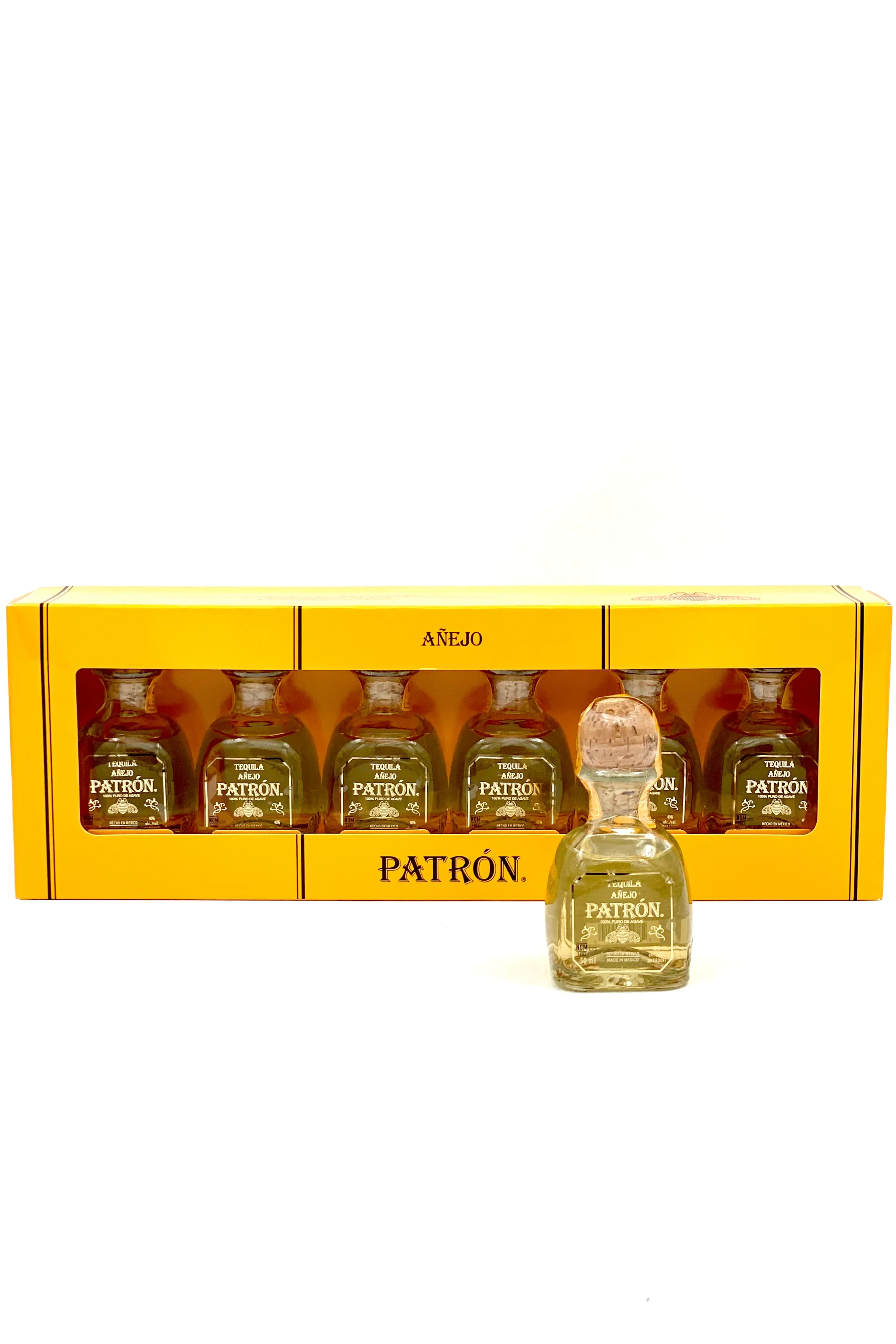 Patron Anejo Tequila Miniature 50ml | Porter's Lux — Porters Lux