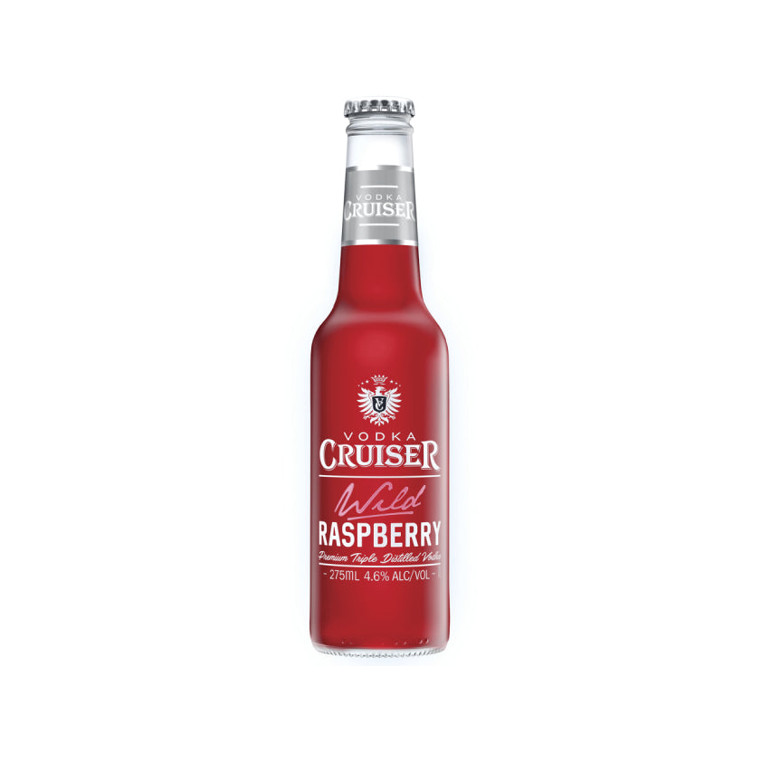 Vodka Cruiser Wild Raspberry 275ml Case of 24 — Porters Lux