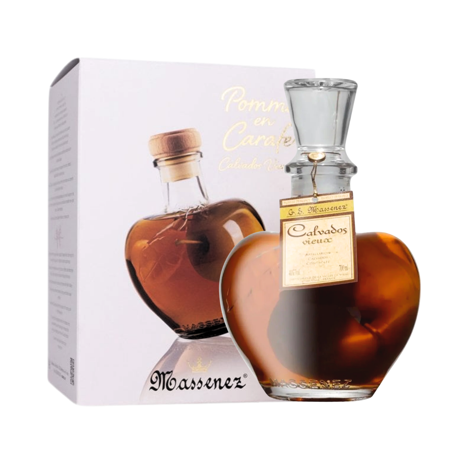 G.E. Massenez Calvados Vieux Prisoner Carafe 700ml – Porters Lux