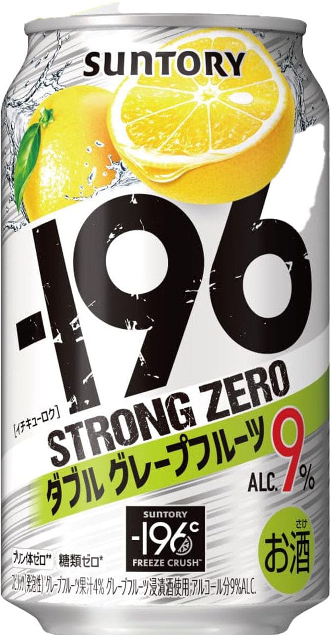 Suntory Strong Zero 9% Double Grapefruit Cans 350ml — Porters Lux